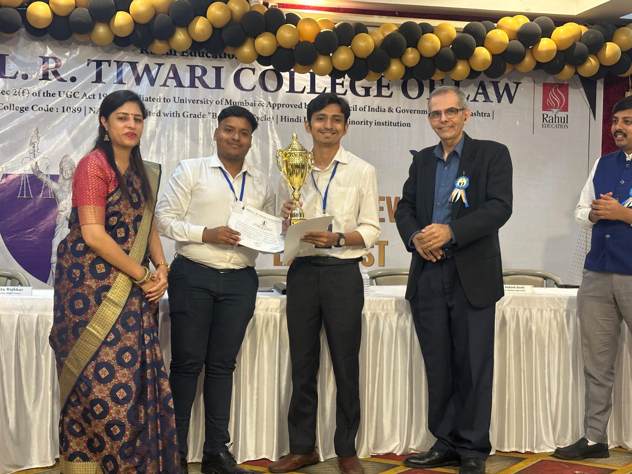 Students Achievement - Pravin Gandhi College of Law